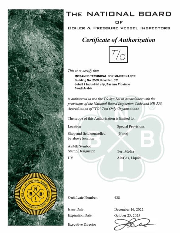 Certificates and Awards – MISCO